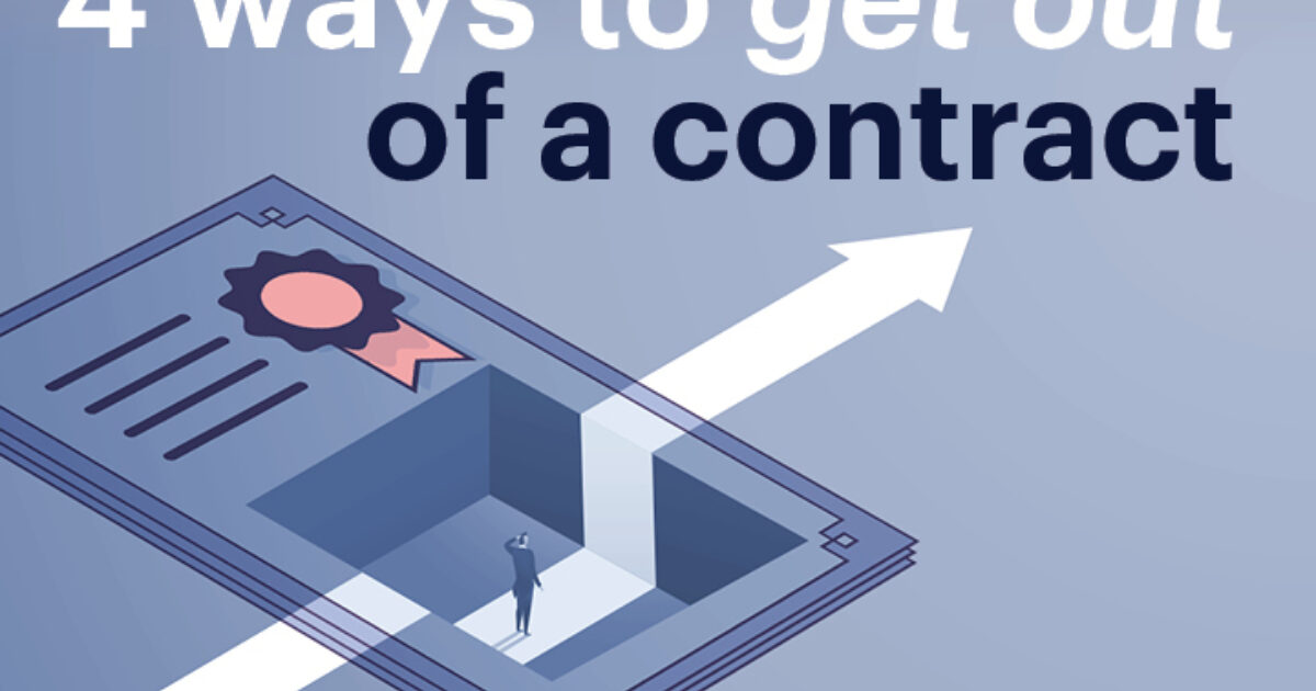 4 Ways To Get Out Of Your New Build Contract Under… | Opes Partners